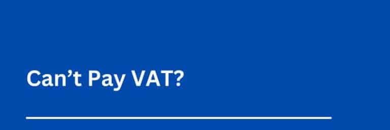 Problems Paying VAT - Vanguard Insolvency